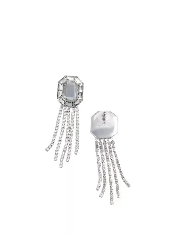 SELF-PORTRAIT Crystal Fringe Earrings