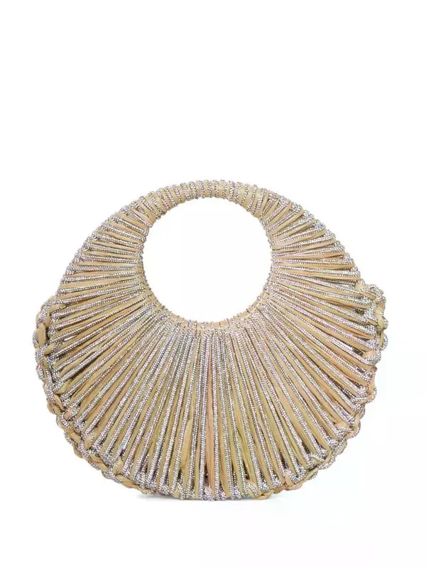 HIBOURAMA Crystal Embellished Tote Bag