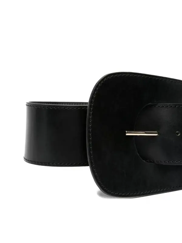 Sportmax Statement-buckle Leather Belt