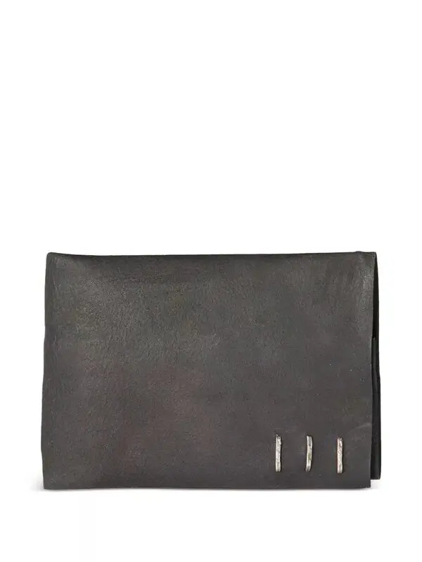 DANIELE BASTA Staples-details Leather Wallet - Black