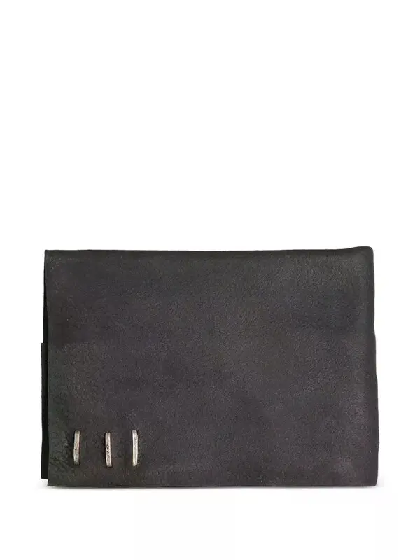 DANIELE BASTA Staples-details Leather Wallet