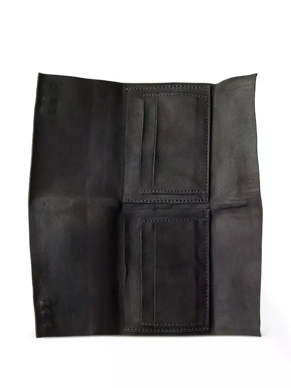 DANIELE BASTA Staples-details Leather Wallet