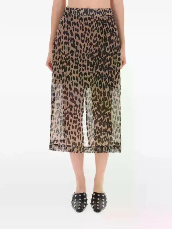 Baum Und Pferdgarten Animal Print Skirt
