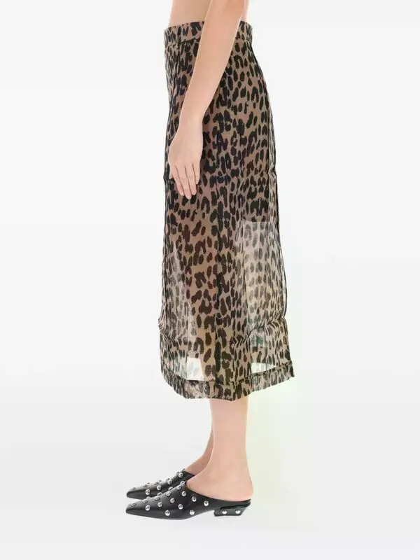 Baum Und Pferdgarten Animal Print Skirt