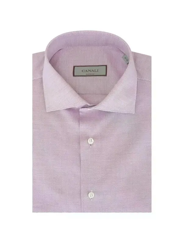 Canali Patterned Shirt - Pink