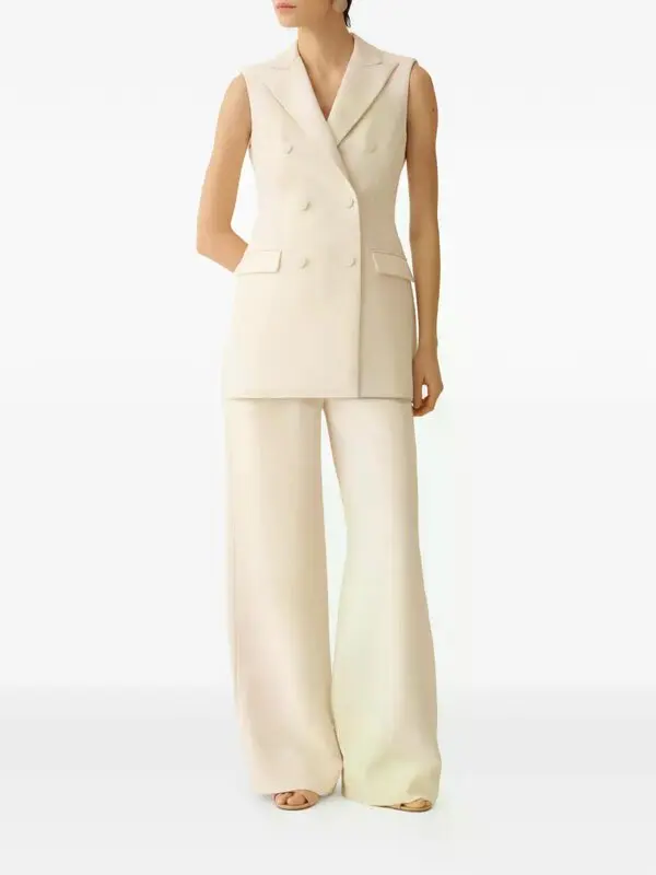 Fabiana Filippi Double-breasted Sleeveless Jacket