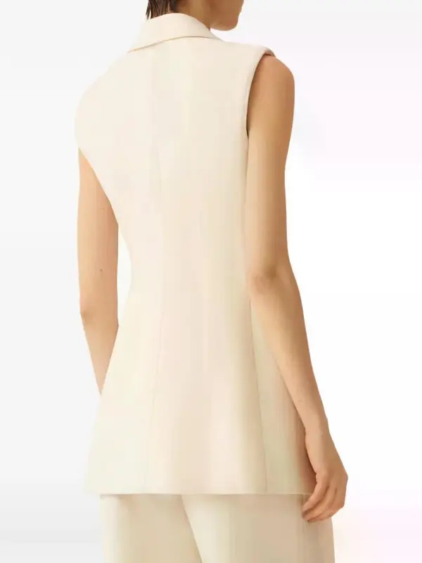 Fabiana Filippi Double-breasted Sleeveless Jacket
