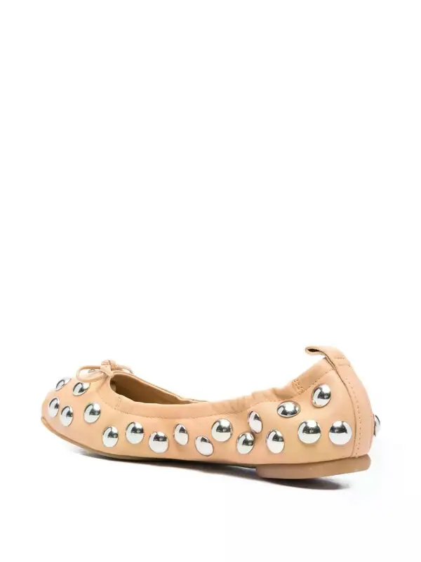 Hogan Studded Ballerina Flats