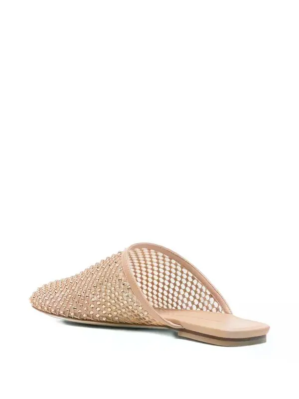 STUART WEITZMAN Bareitall Studded Mules - Neutrals