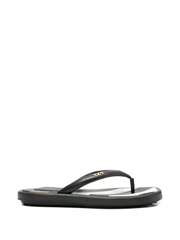 TOD'S Logo Thong Sandals