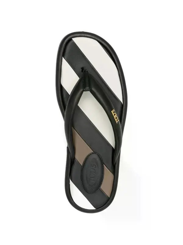 TOD'S Logo Thong Sandals