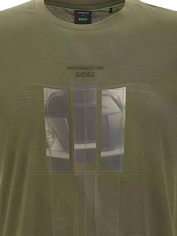 BOSS X Porsche Graphic Crew Neck T-shirt