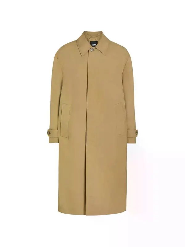 BOSS Water-repellent Buttoned Coat