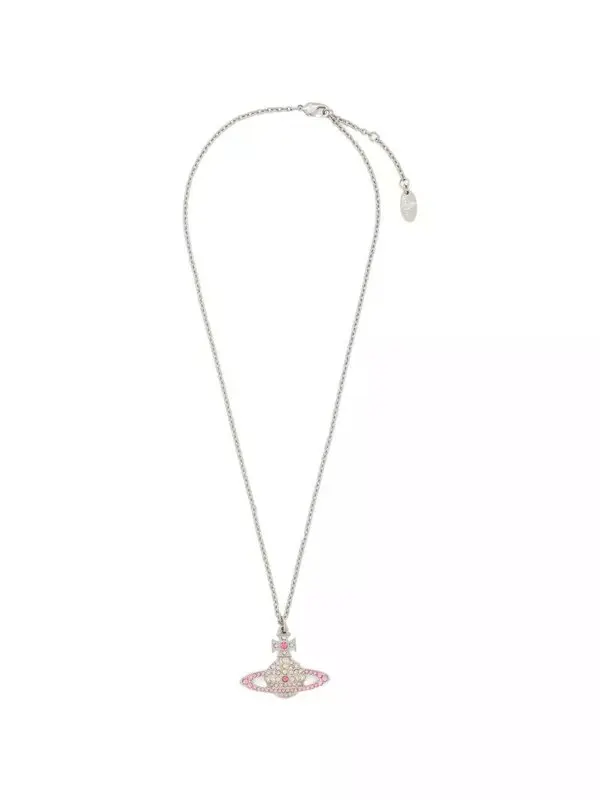 VIVIENNE WESTWOOD Kika Orb Crystal Pendant Necklace - Silver