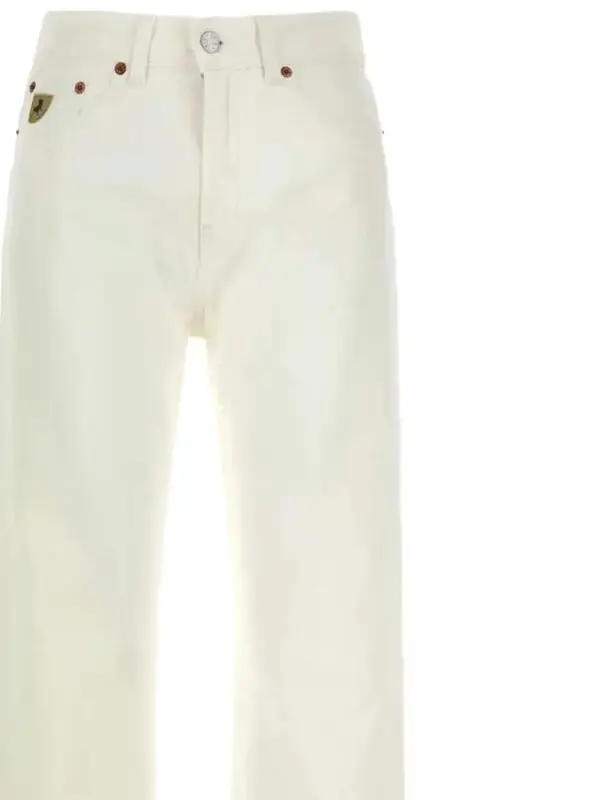 LOIS Logo Patch Straight Leg Jeans