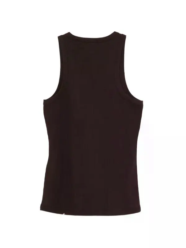 Liu Jo Ribbed Logo Tank Top