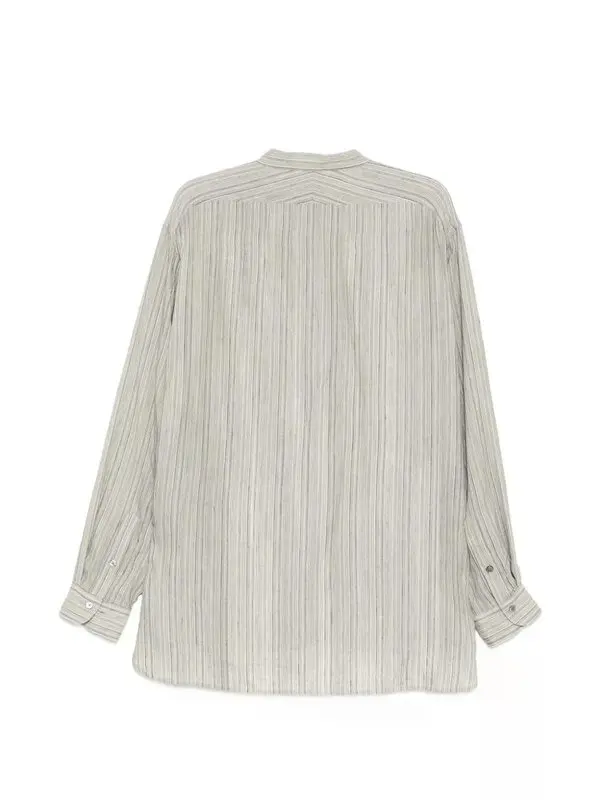 CALMLENCE Striped Shirt - Grey