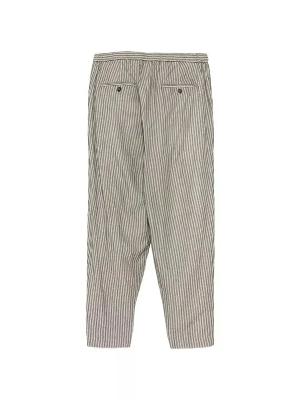CALMLENCE Striped Trousers - Grey