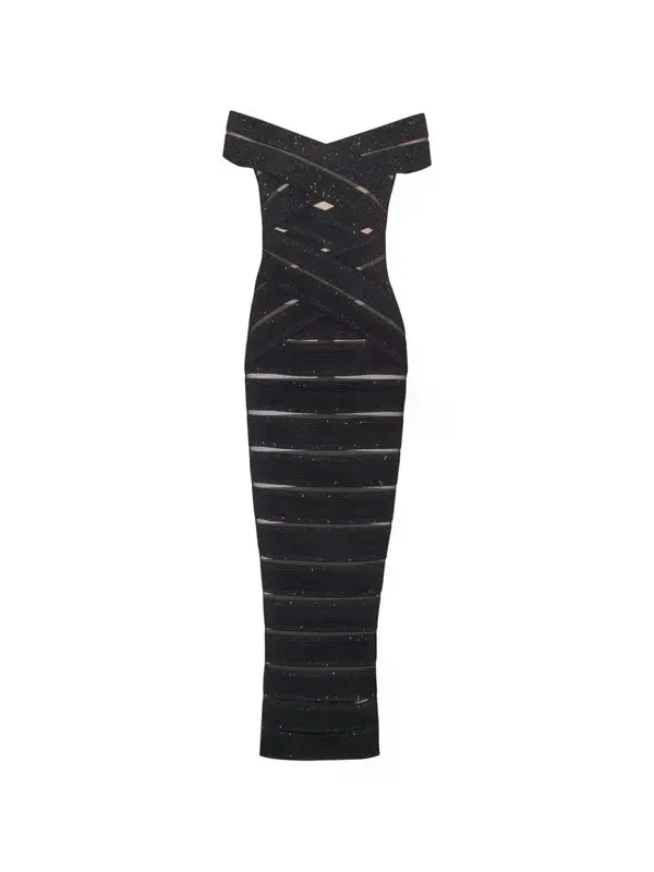Balmain Knit Bodycon Midi Dress