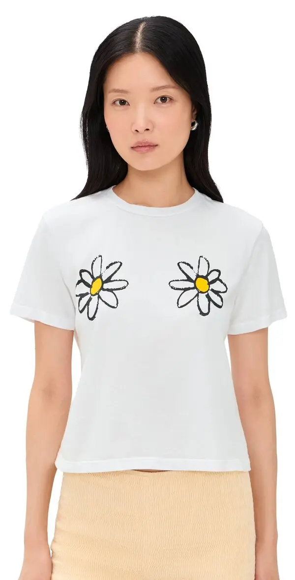 SUNNY SOMEWHERE Daisy Graphic Tee