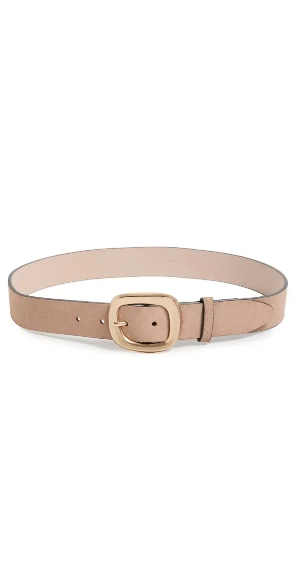Rag & Bone Thea Belt - Light Cognac Suede