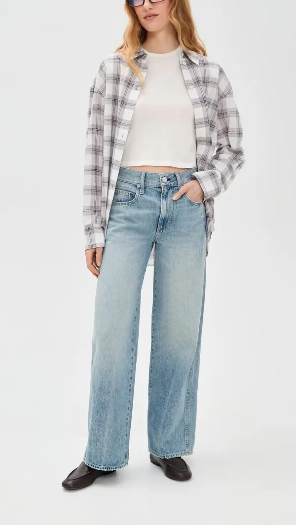 AMO Kira Wide Leg Jeans