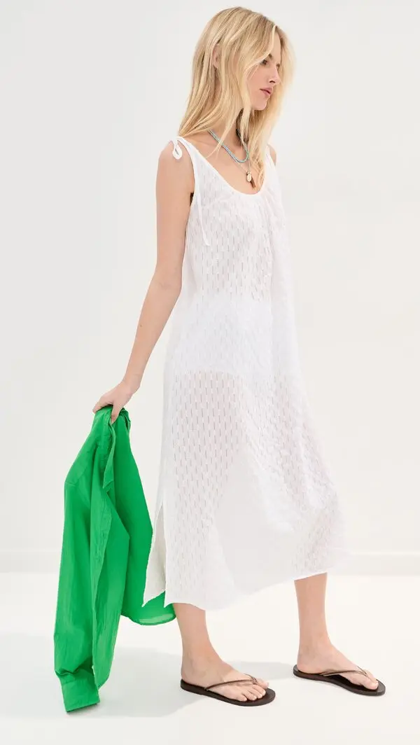 LE BOP Skylar Eyelet Maxi Dress