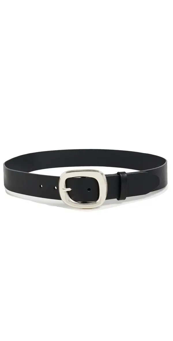 Rag & Bone Thea Leather Belt - Black