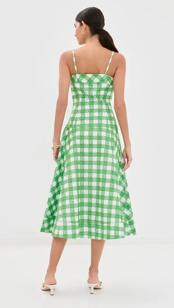slim fit dress slacks Over the River Midi Dress – Color Confident Boutique