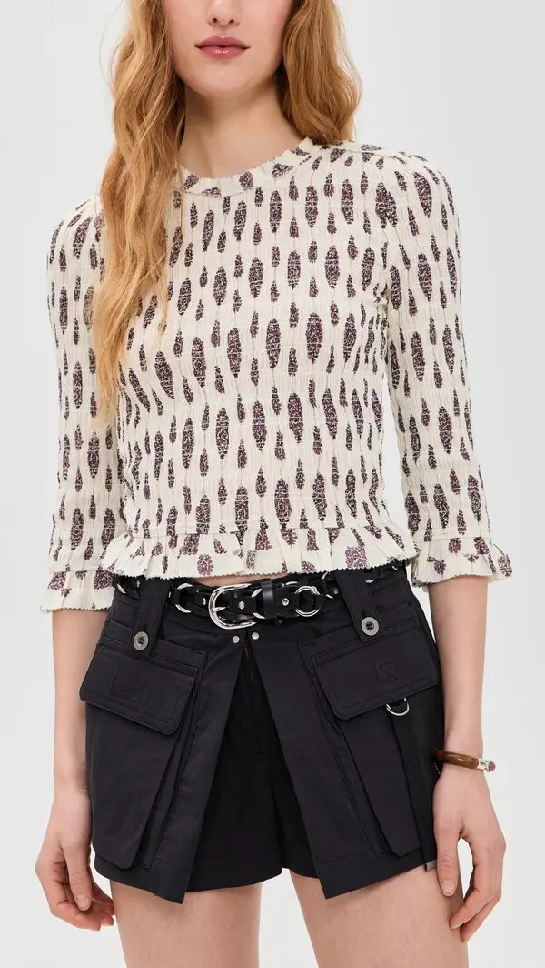 Isabel Marant Étoile Bali Leather Belt - Black/silver