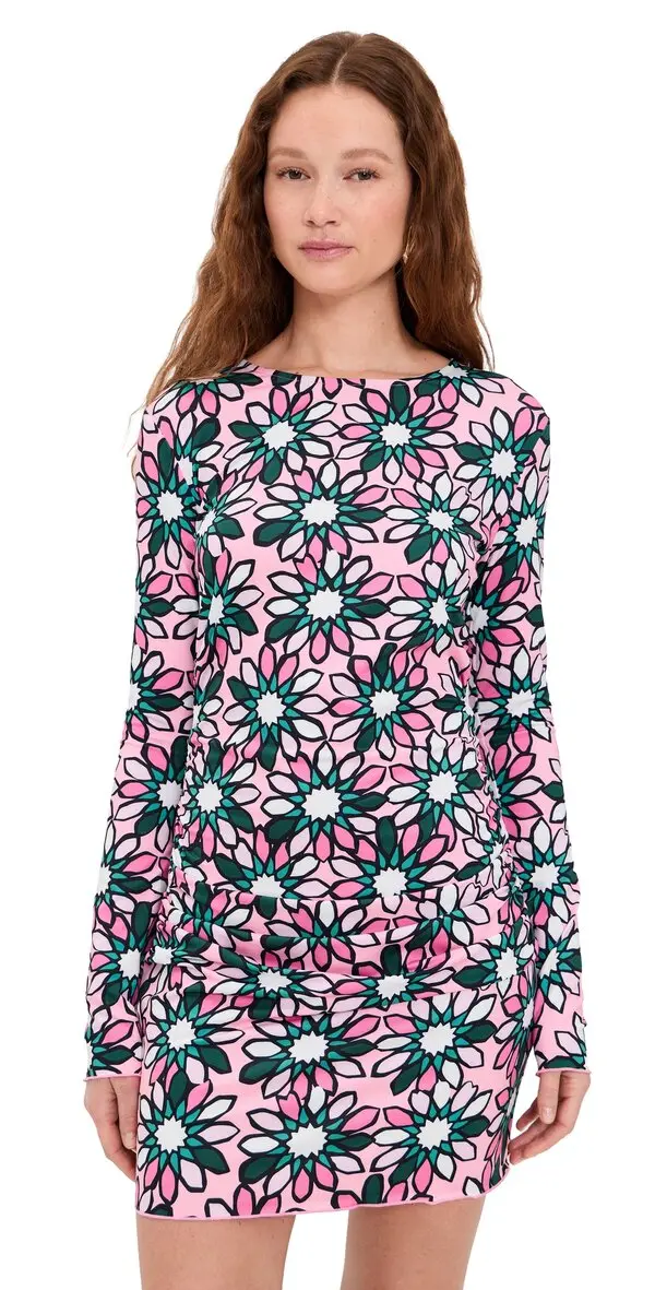 Eywasouls Malibu Hazel Mini Dress - Meadow Margarita