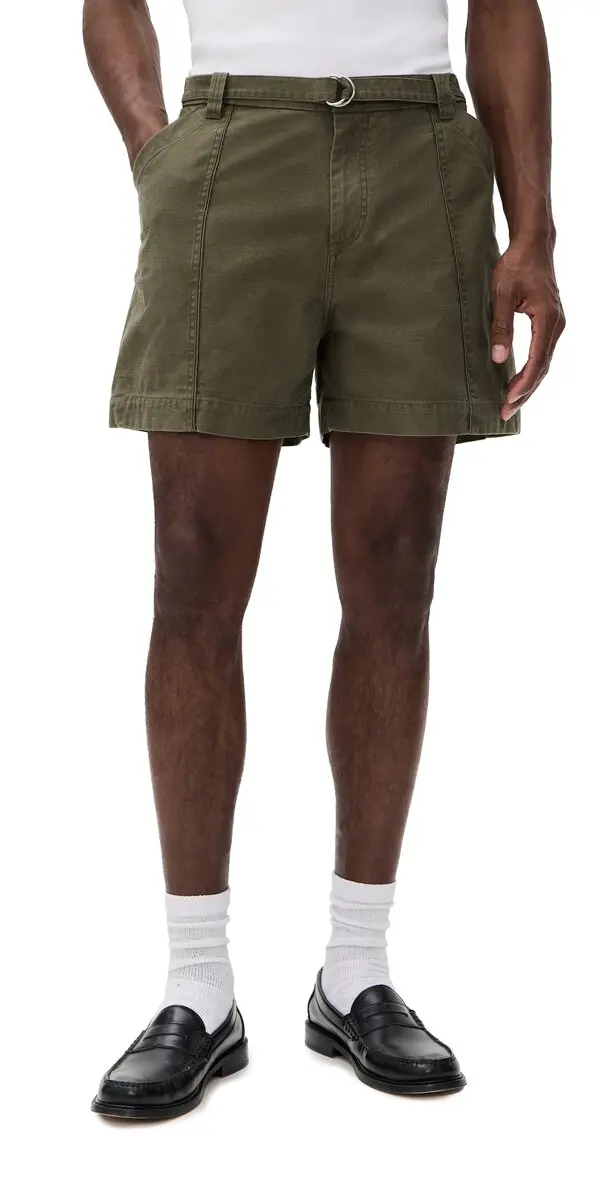 WALES BONNER Brixton Shorts - Olive