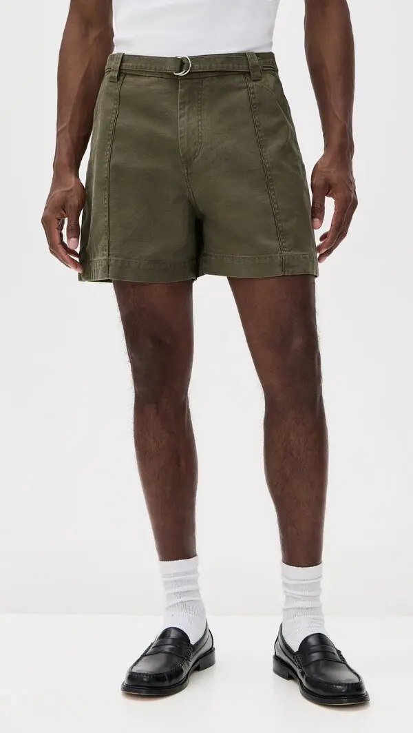 WALES BONNER Brixton Shorts - Olive