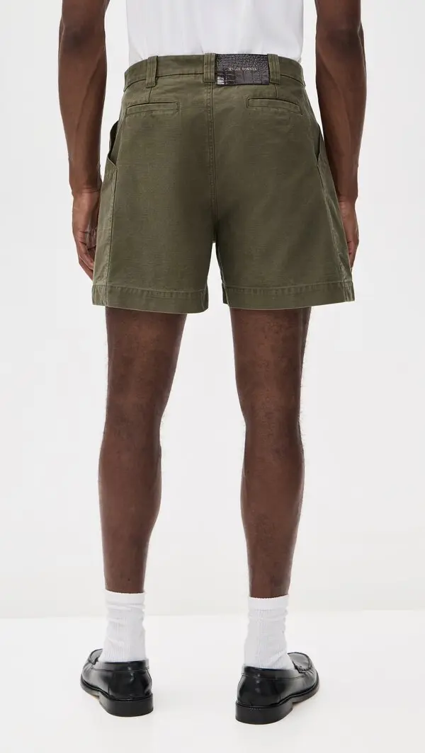 WALES BONNER Brixton Shorts - Olive