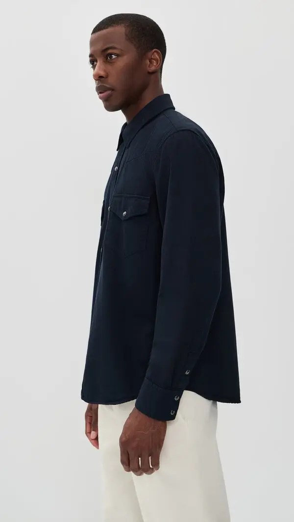 NILI LOTAN Travis Denim Shirt