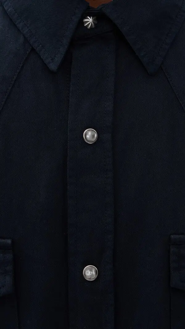 NILI LOTAN Travis Denim Shirt