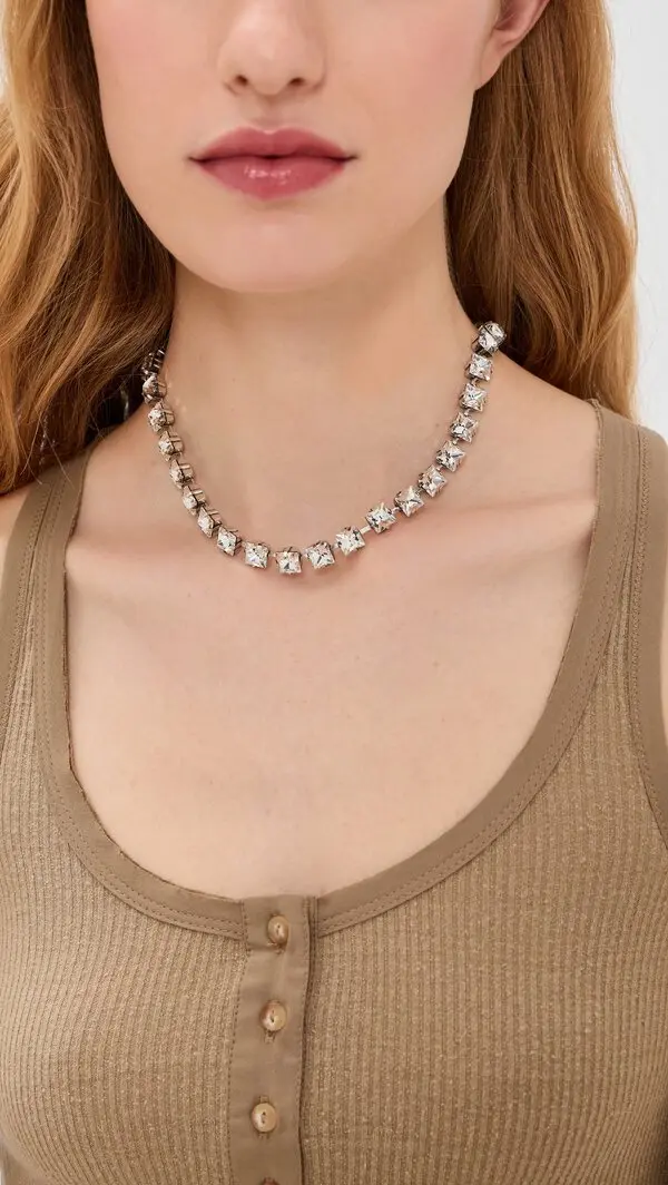 Isabel Marant Étoile Crystal Choker Necklace