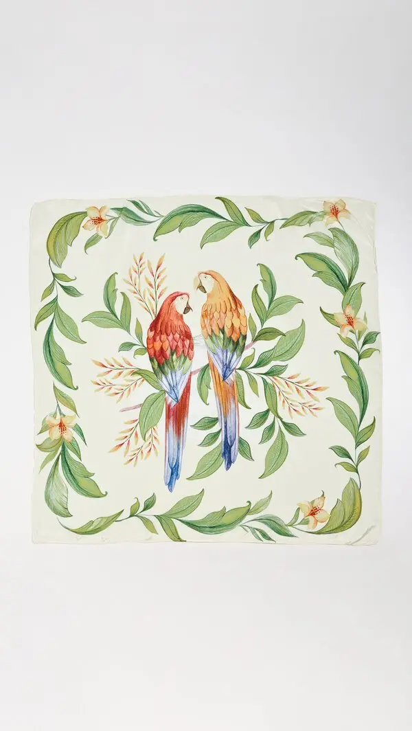 Farm Rio Retro Rio Birds Scarf