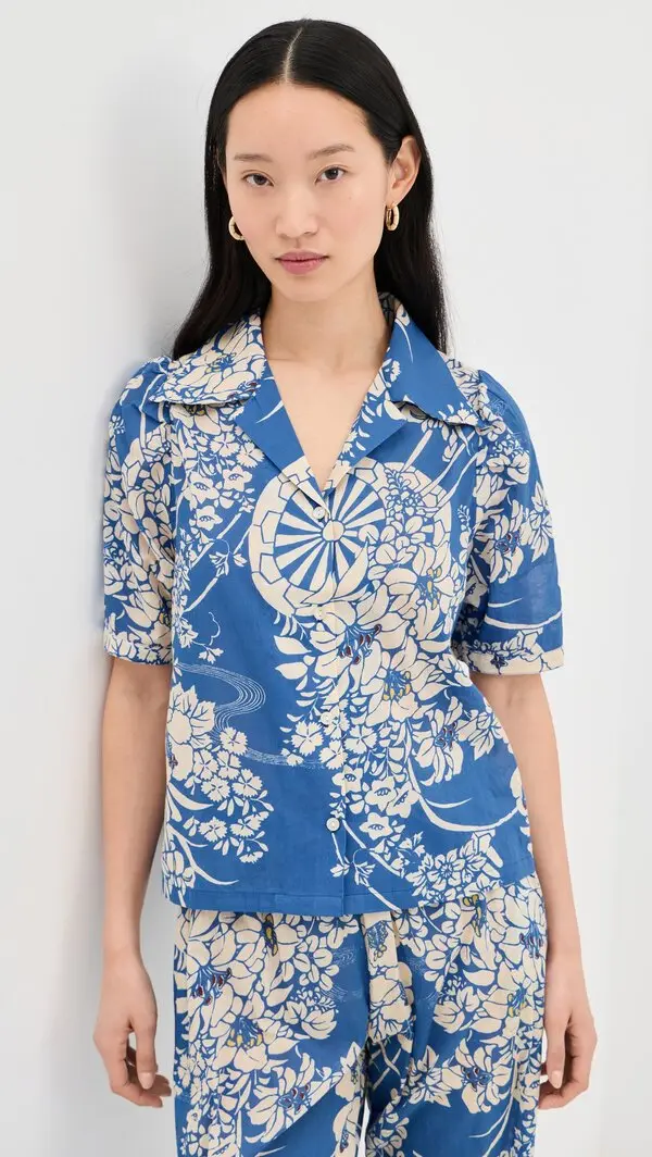 Alix Of Bohemia Ophelia Royal Spoke Shirt