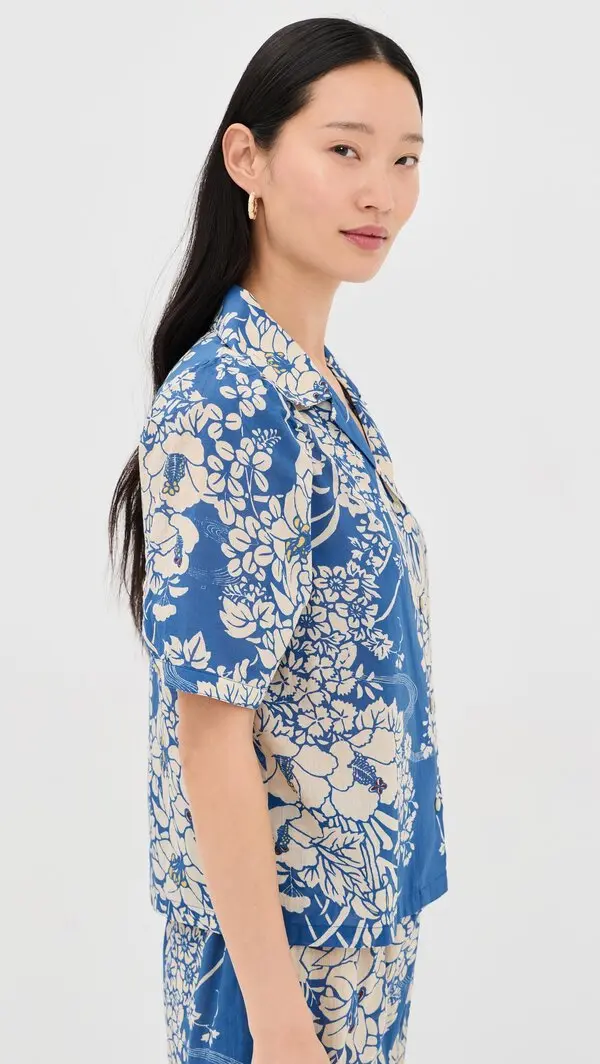 Alix Of Bohemia Ophelia Royal Spoke Shirt