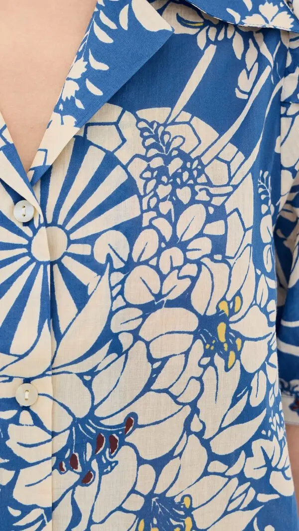 Alix Of Bohemia Ophelia Royal Spoke Shirt
