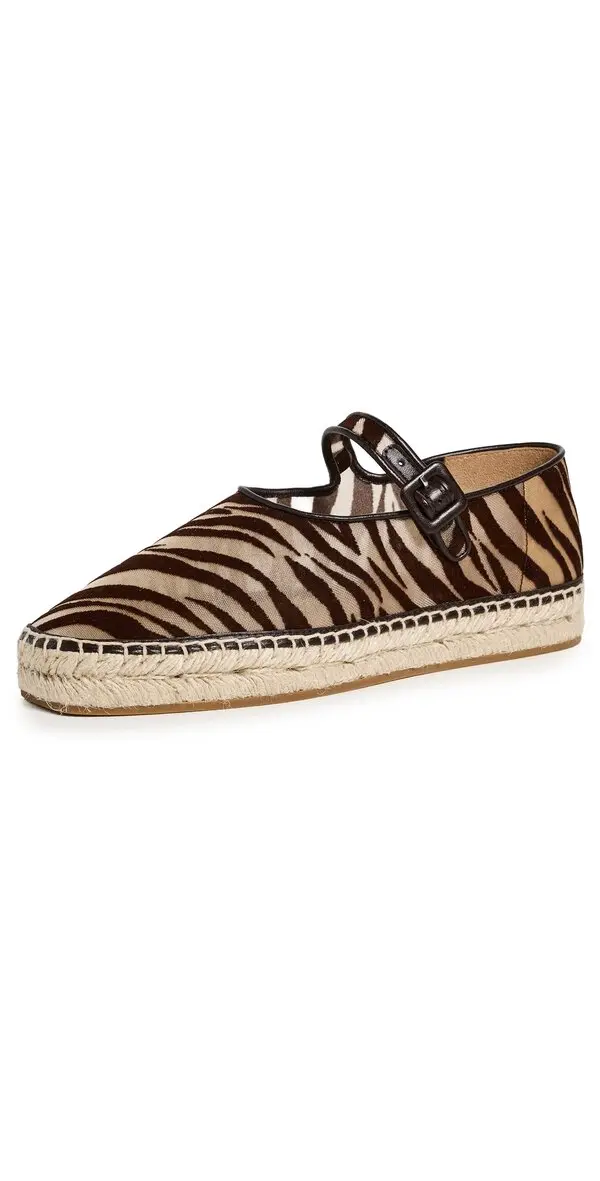 LOEFFLER RANDALL Clover Espadrilles - Zebra