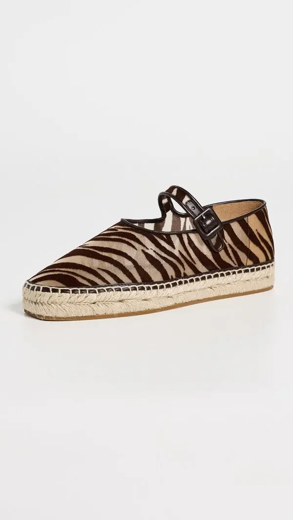 LOEFFLER RANDALL Clover Espadrilles - Zebra