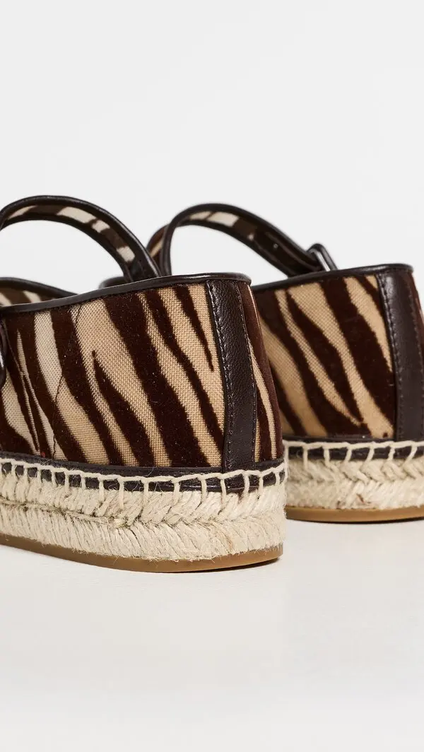 LOEFFLER RANDALL Clover Espadrilles - Zebra