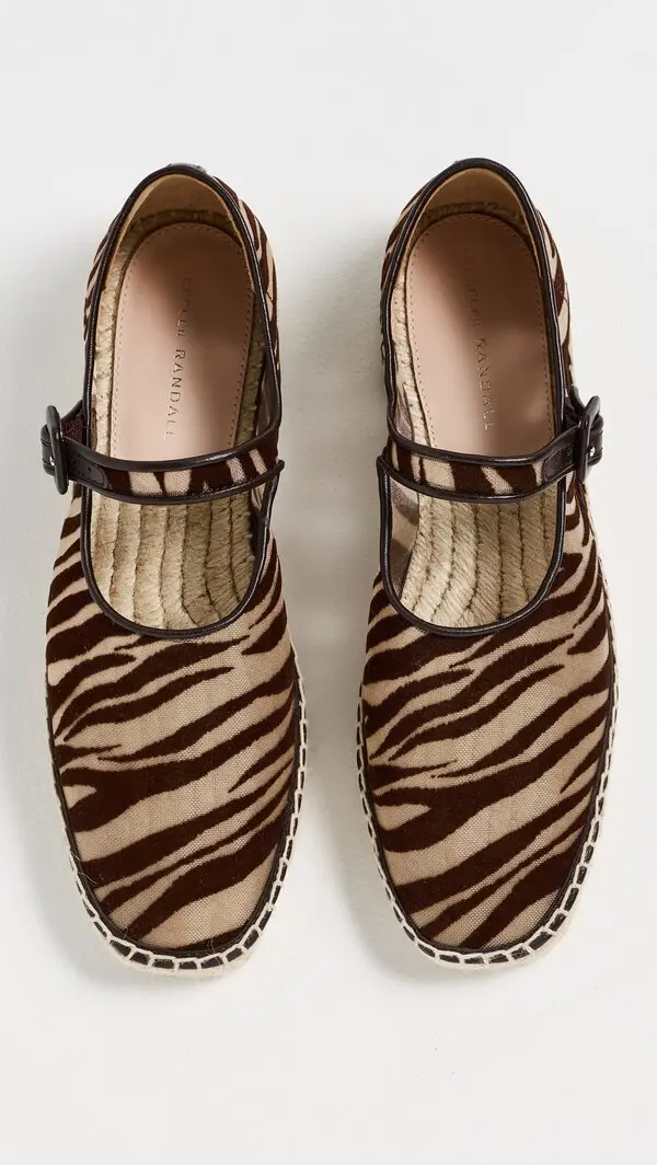 LOEFFLER RANDALL Clover Espadrilles - Zebra