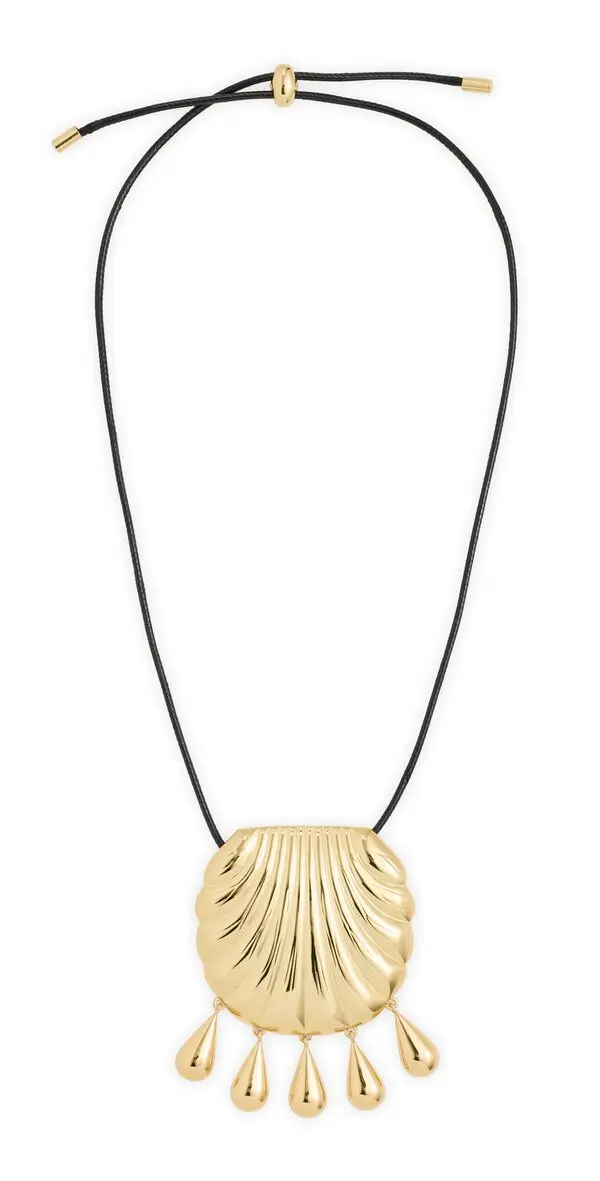 MAYAMAR Shell Pendant Necklace - Gold