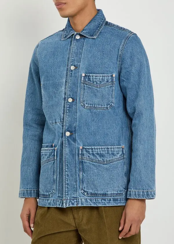 DRAKE'S Selvedge Chore Jacket
