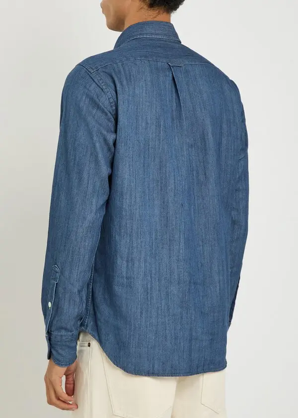 DRAKE'S Chambray Shirt