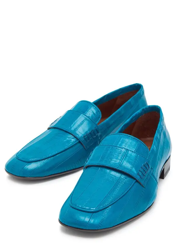 Dries Van Noten Textured Leather Loafers
