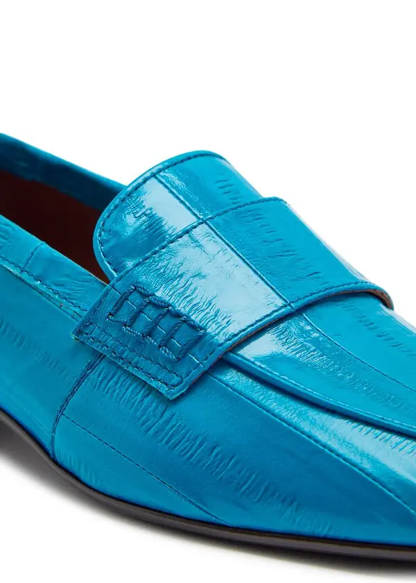 Dries Van Noten Textured Leather Loafers